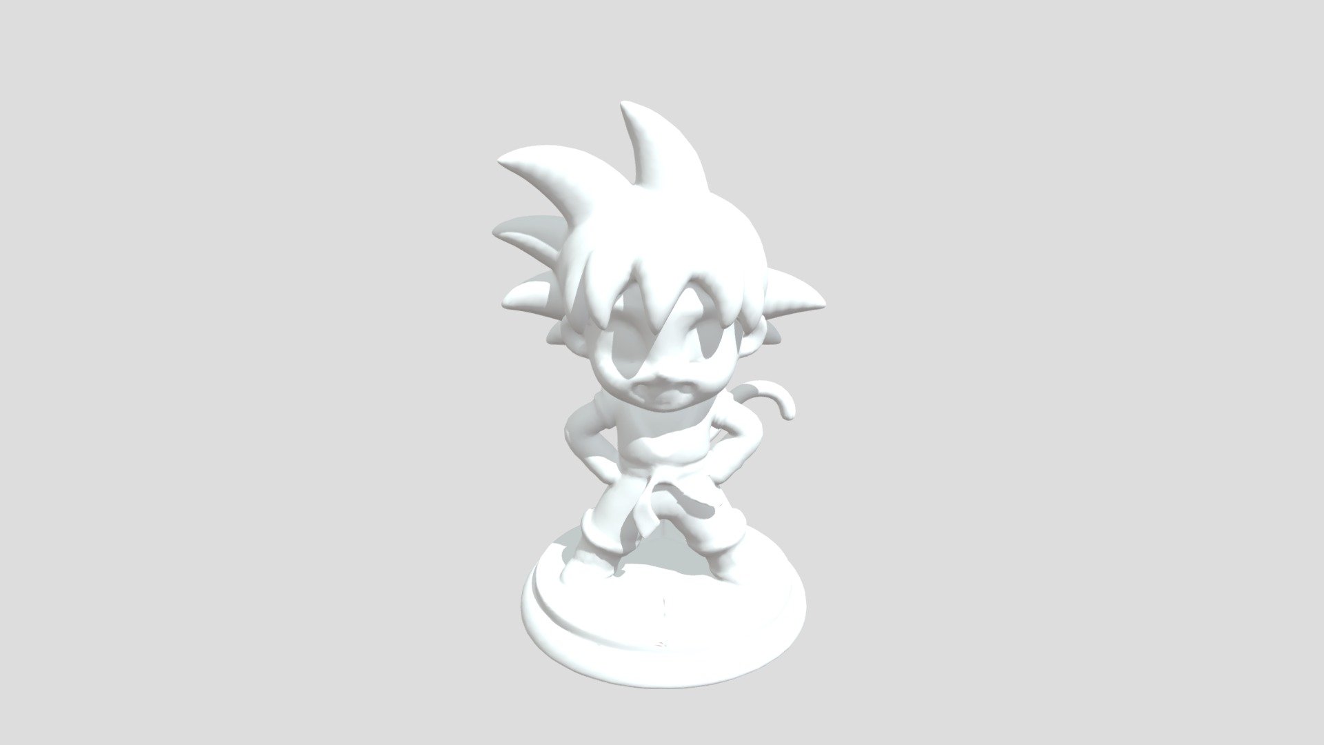Chibi Goku 3D Printable Figure - Download Free 3D model by layerables ...