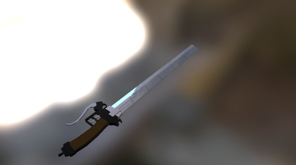 Attack on Titan Sword - 3D model by suchraichu26 [6703e09] - Sketchfab