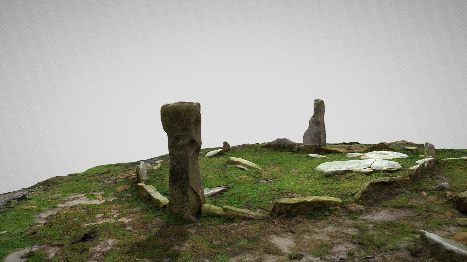 Cromlech Jaizkibel V (4M, dron en mano) - 3D model by Cesar Izuzquiza ...