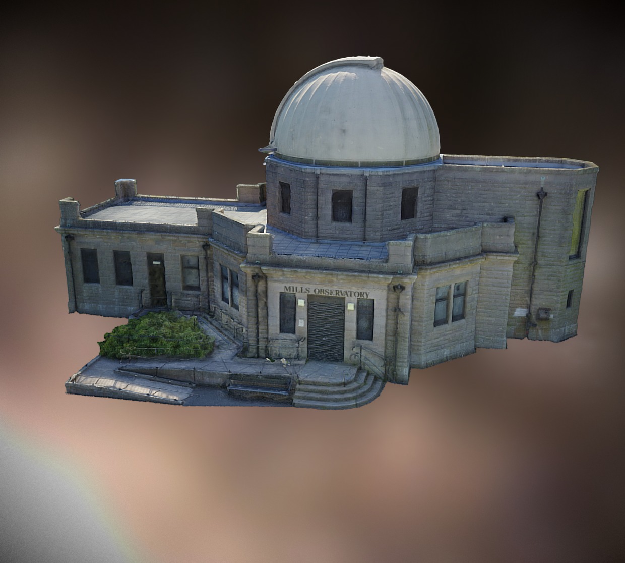 Mils Observatory - Balgay Park, Dundee. - 3D model by watty [670499e ...