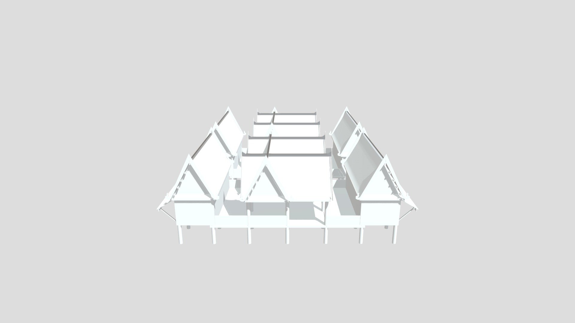 Traditional Khmer House - Download Free 3D model by sarinnnheim ...