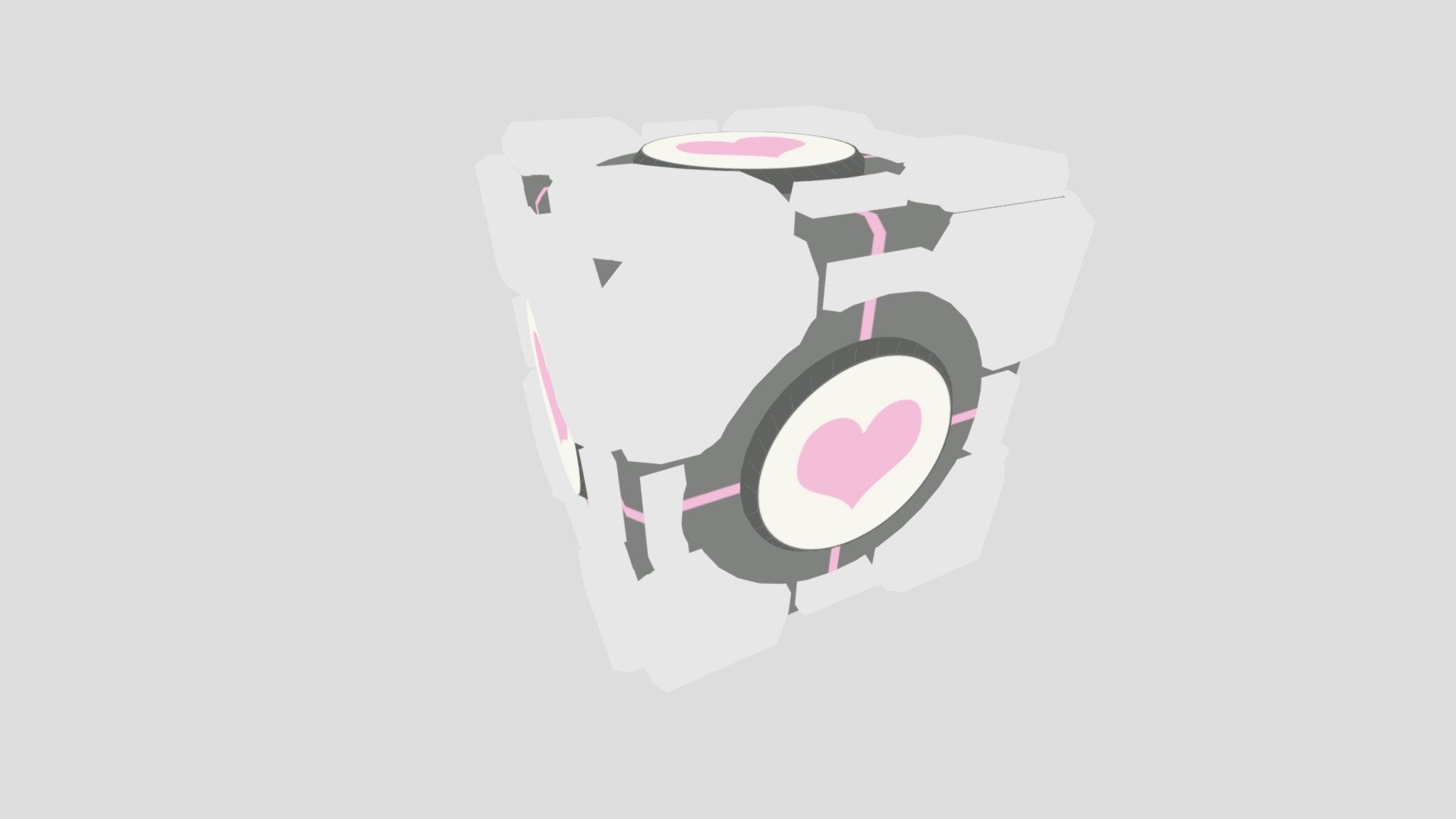 Companion Cube - Download Free 3D model by GAMMAMONKEY21 [6706010 ...