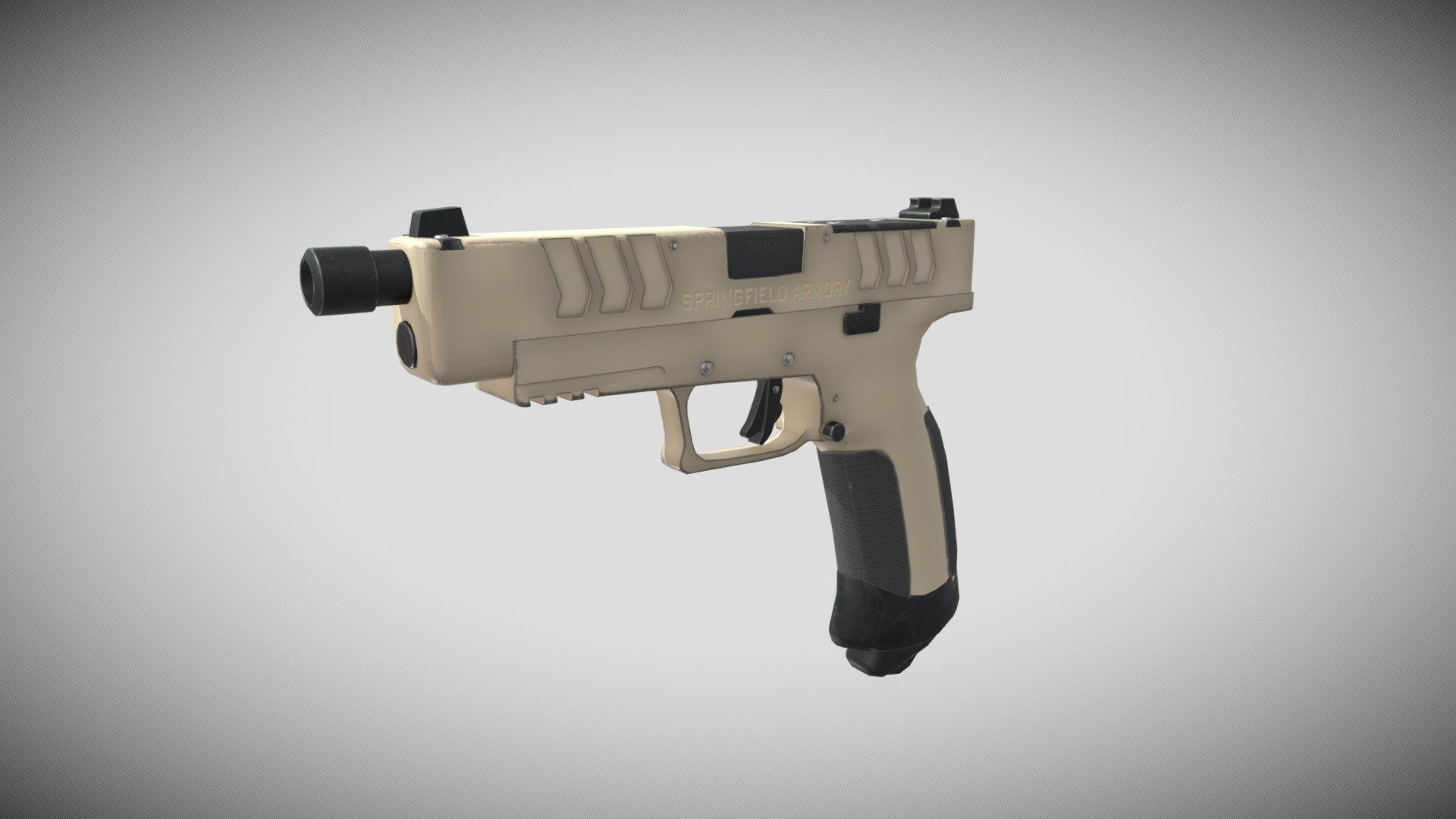 Springfield XD-M - Download Free 3D model by Michał Solarek (@misiek13 ...