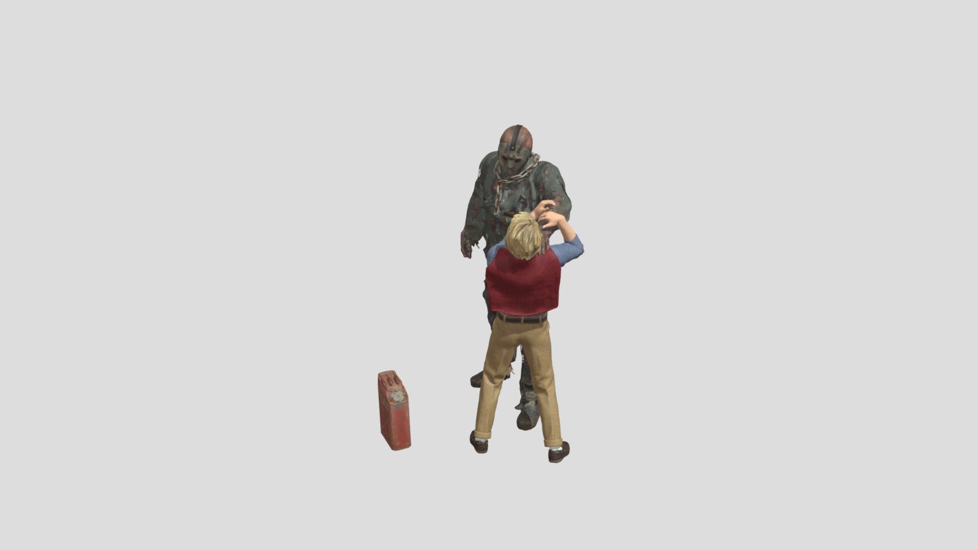 Jason Voorhees Fire Kill Animation - Download Free 3D model by ...