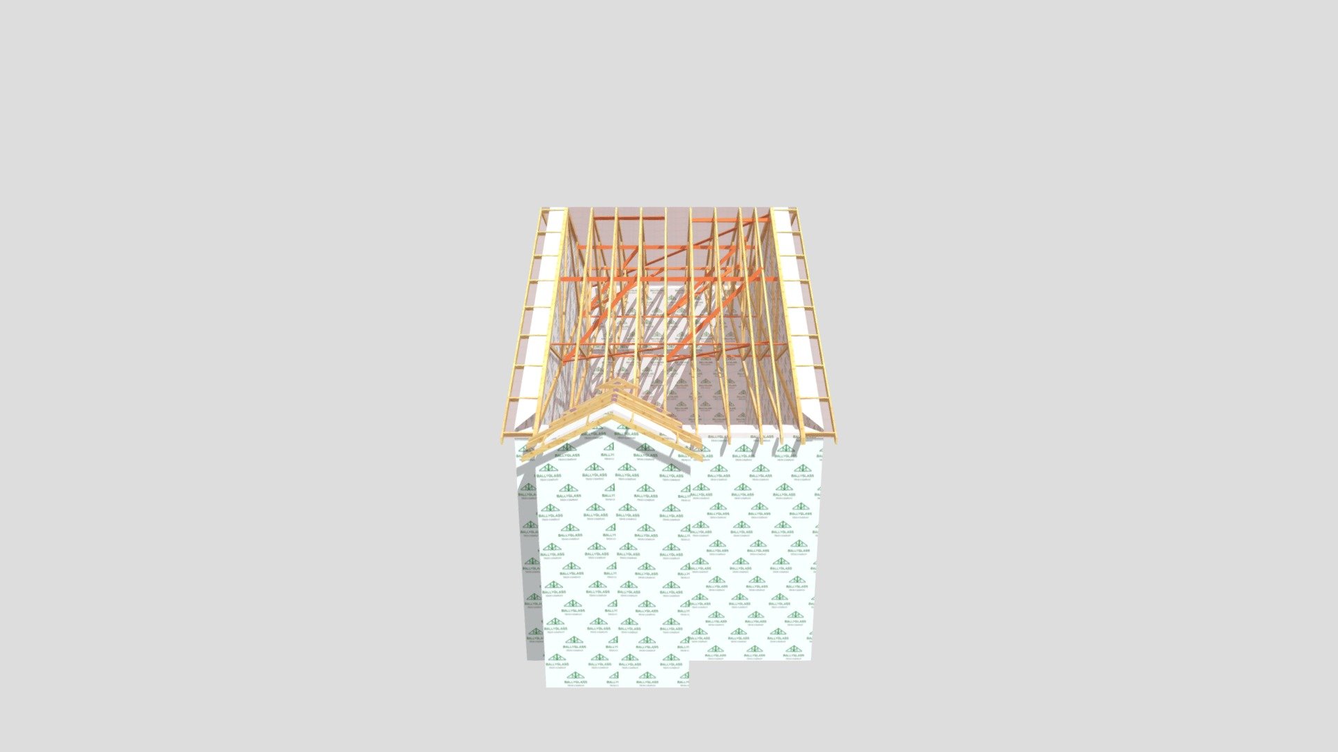 Trusses - House Type -C1 - Download Free 3D model by Ballyglass24 ...