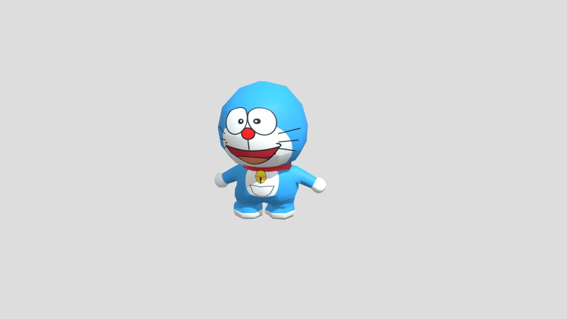 Doraemon - Download Free 3D model by LuzArv [670d4f4] - Sketchfab