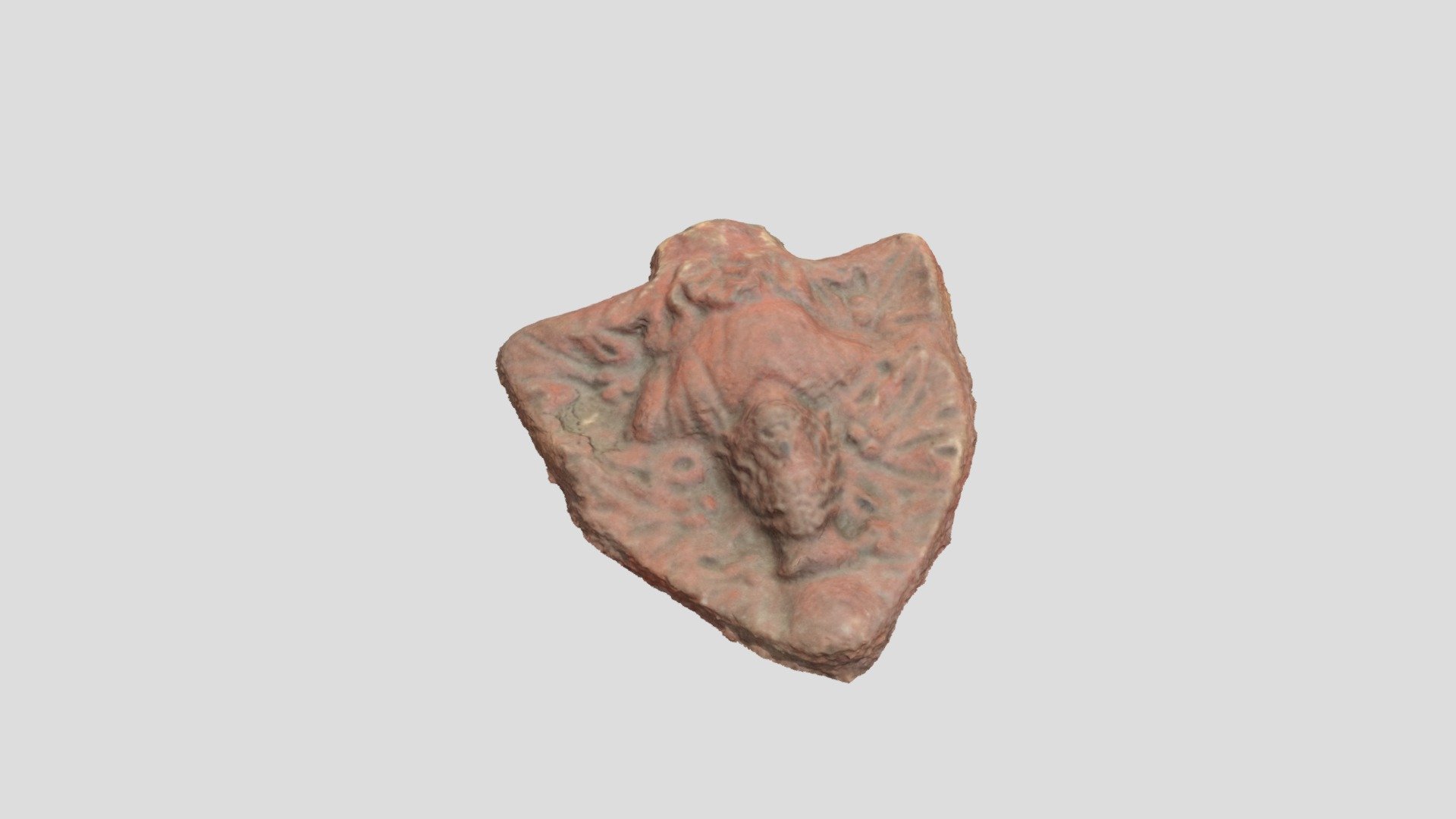 Red Arrowhead (front) - 3D model by cravenmuseum [670e008] - Sketchfab