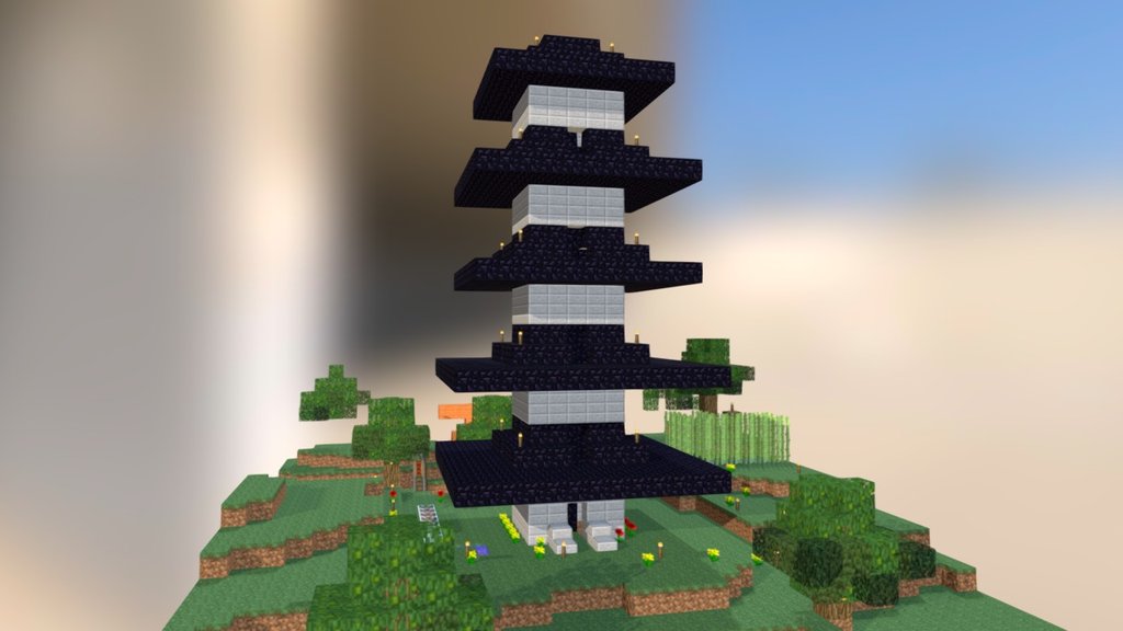 Obsidian Tower - 3D model by Eric Haines (@erich) [67101ea] - Sketchfab
