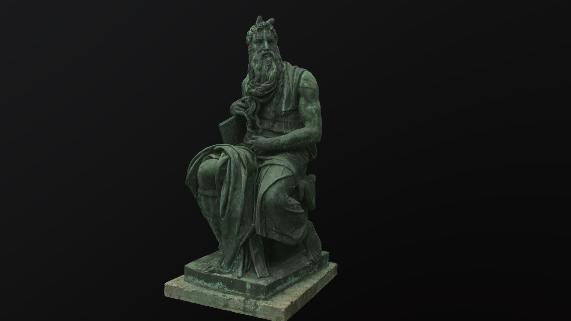 Michelangelo's "Moses" - Buy Royalty Free 3D model by Nevena Knežević ...