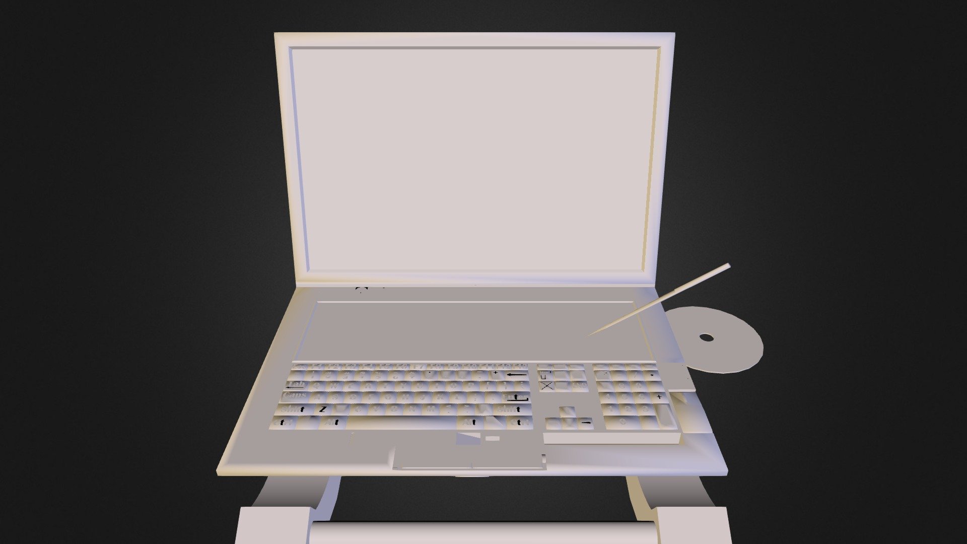 Laptop Stand - 3D model by nzx3 [671219c] - Sketchfab