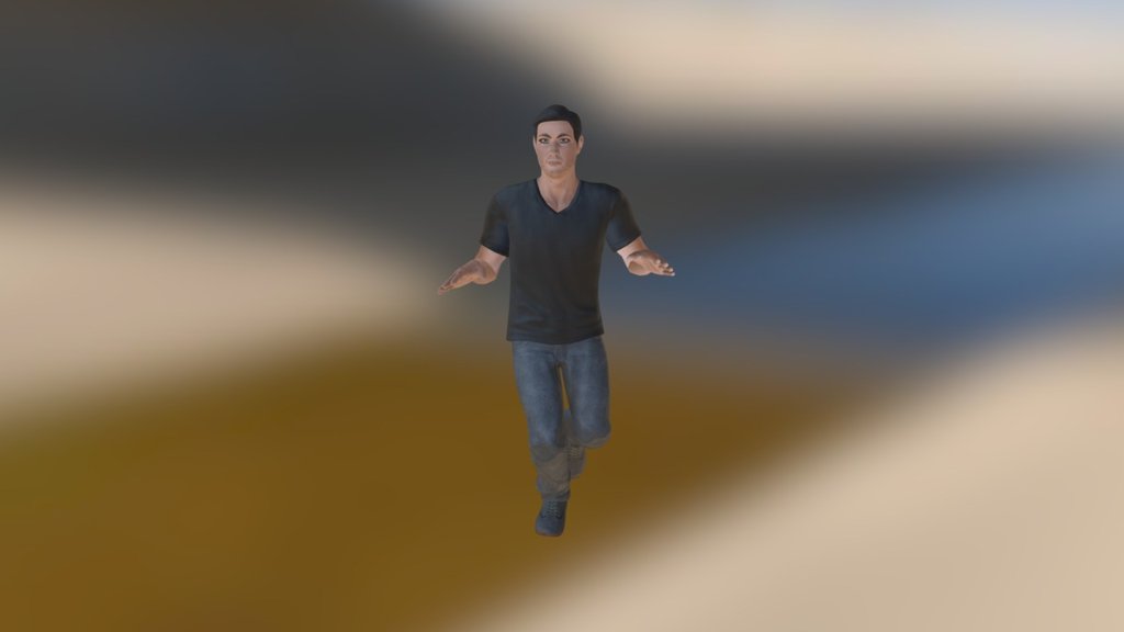 Sneak Walk Forward 01 - 3D model by Mocap Artist (@mocapartist ...