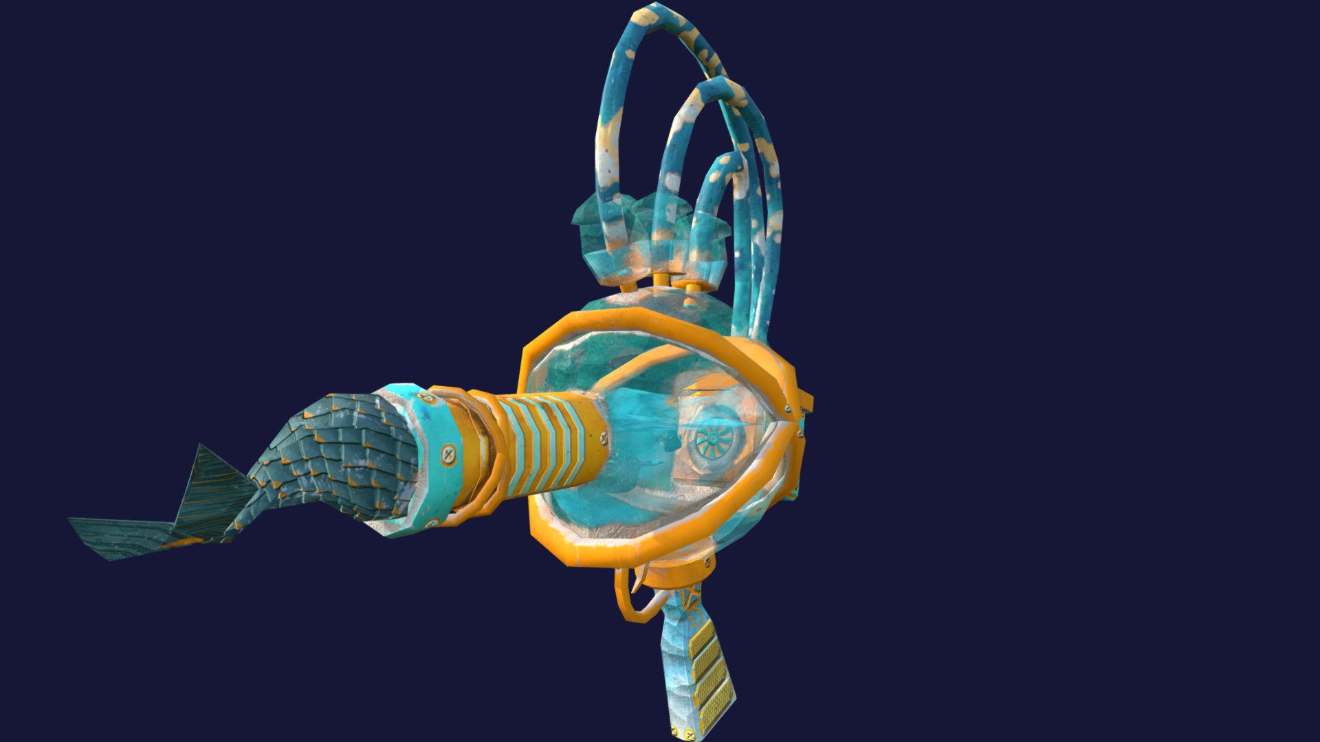 Fish Tank Turbo Gun - 3D model by Lurcisia [6713066] - Sketchfab