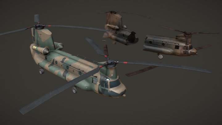 Chinook 3D models - Sketchfab