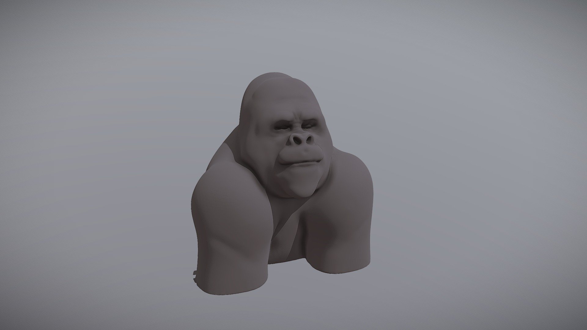 Ultimate Detailed Gorilla Model - 3D model by Nanoo (@Nanoo_ofc ...