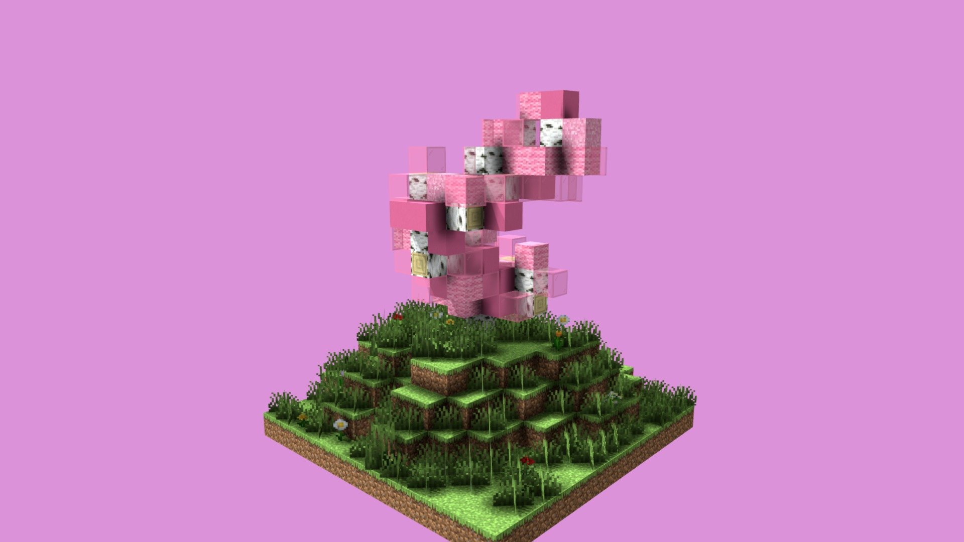 pink birch - Download Free 3D model by Kotarik (@chelovechek) [6714f20 ...