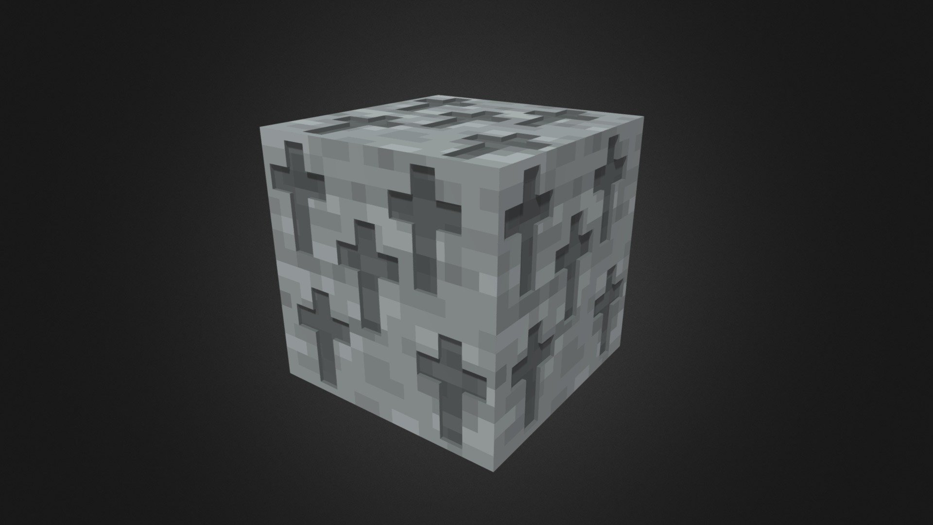 Cross Stone Block - 3D model by sebastiansantamaura [6715f30] - Sketchfab