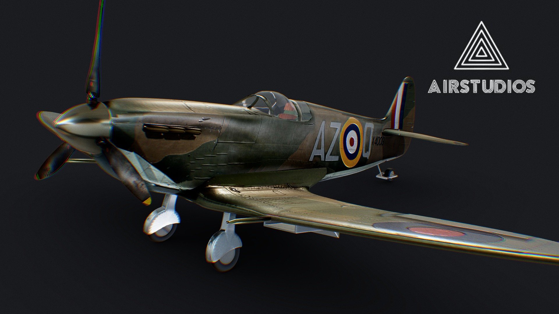 World War 2 Spitfire - Buy Royalty Free 3D model by AirStudios ...