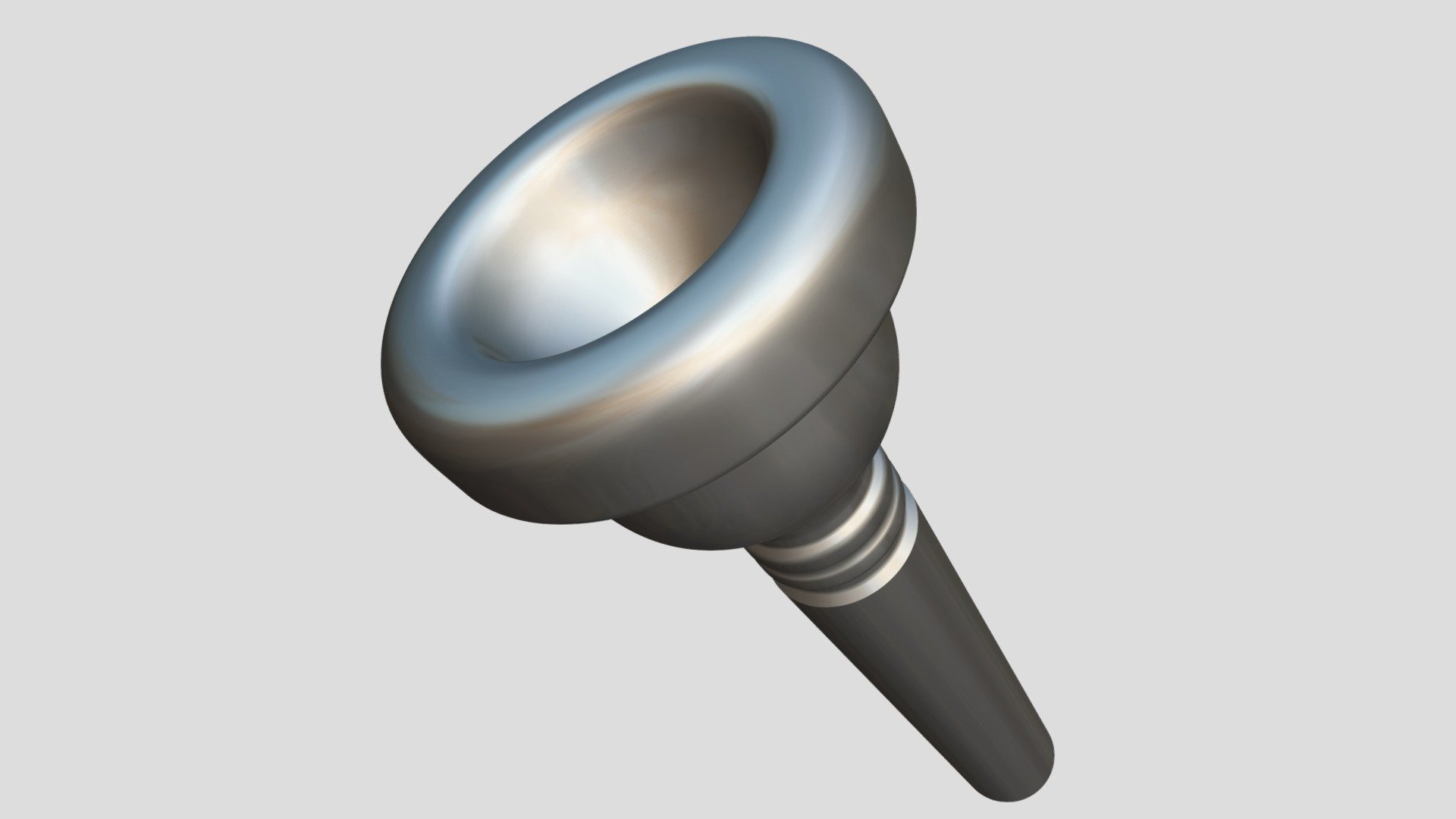 Vincent Bach 6 cornet mouthpiece 3D rendering - Download Free 3D model ...