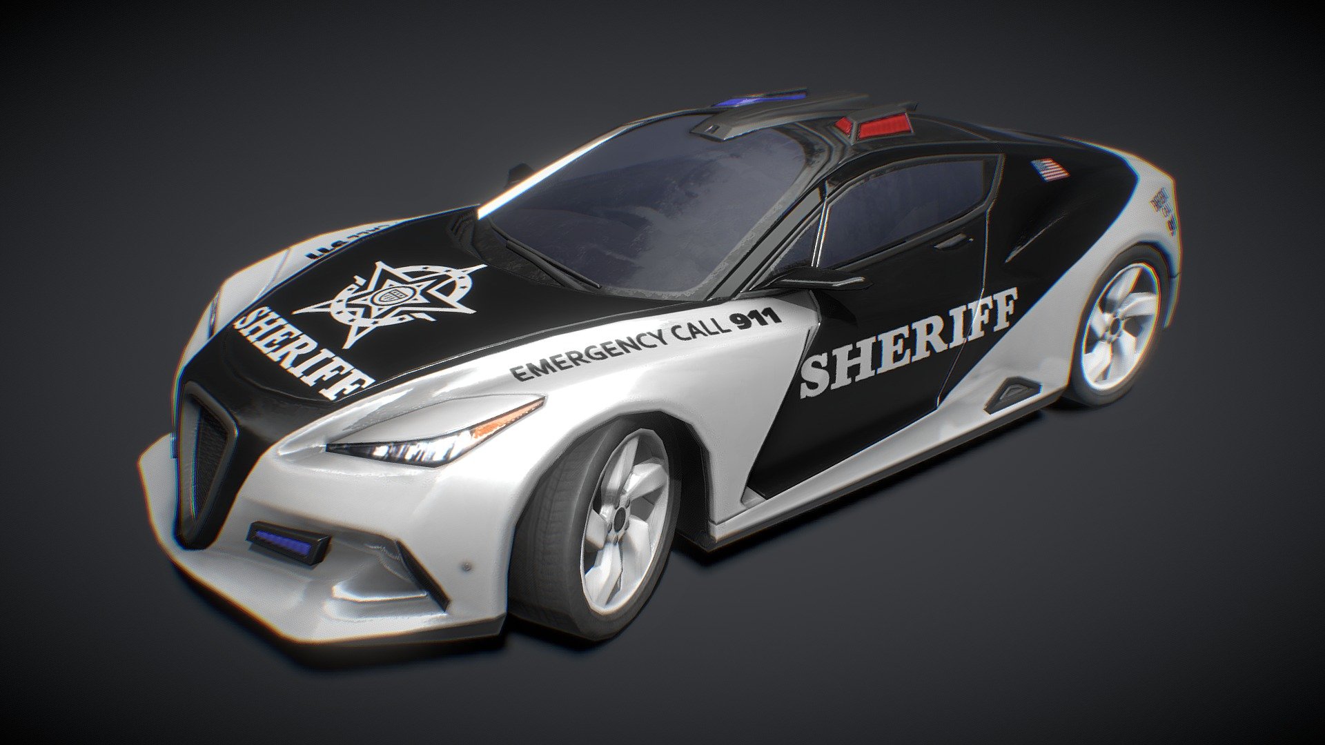 ZET ONE CONCEPT SHERIFF - Download Free 3D model by TSB3DMODELS ...