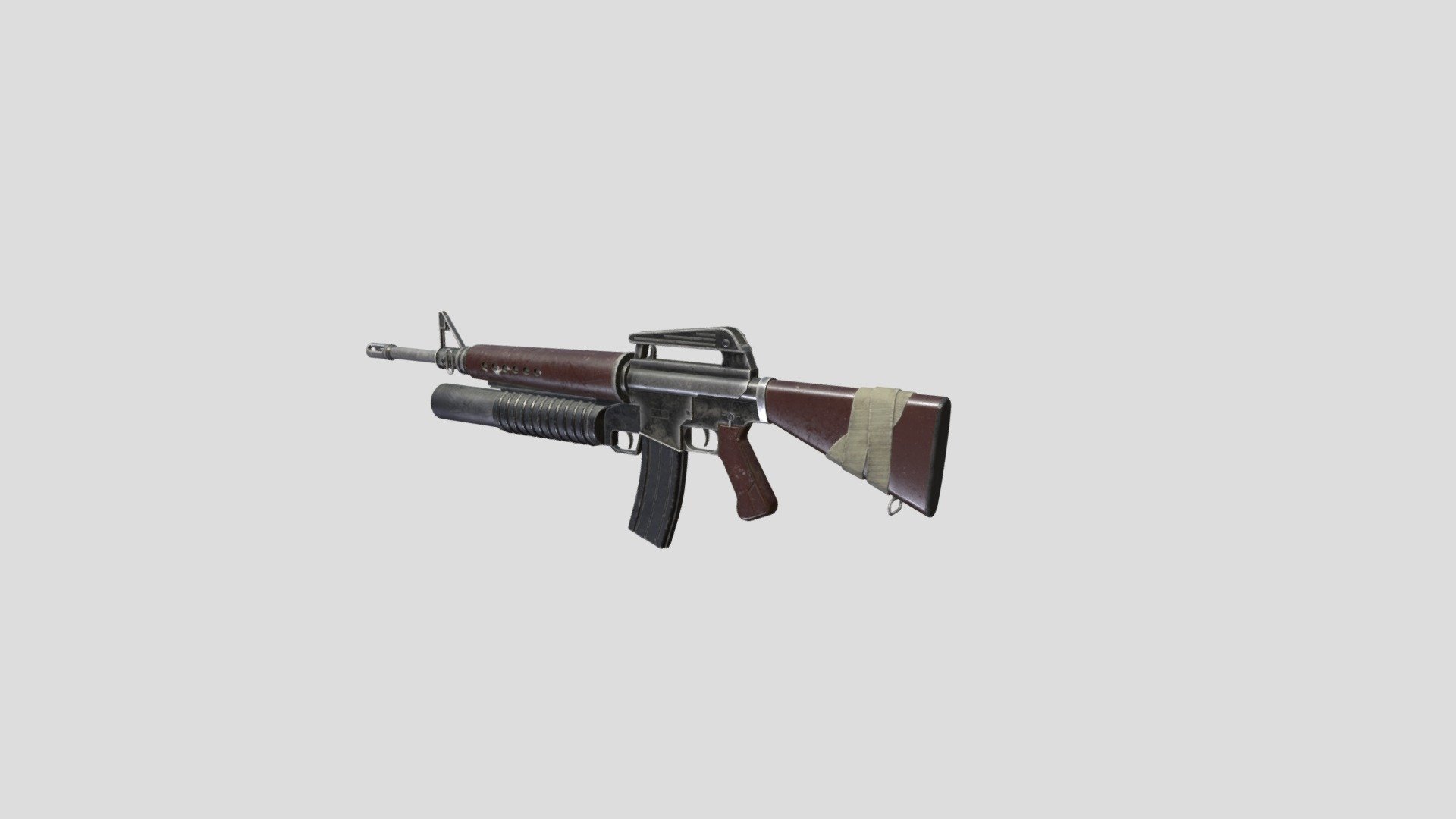 A.R.D. Weapon model: AR-42 - 3D model by TomHeesakkers [671a9f0 ...