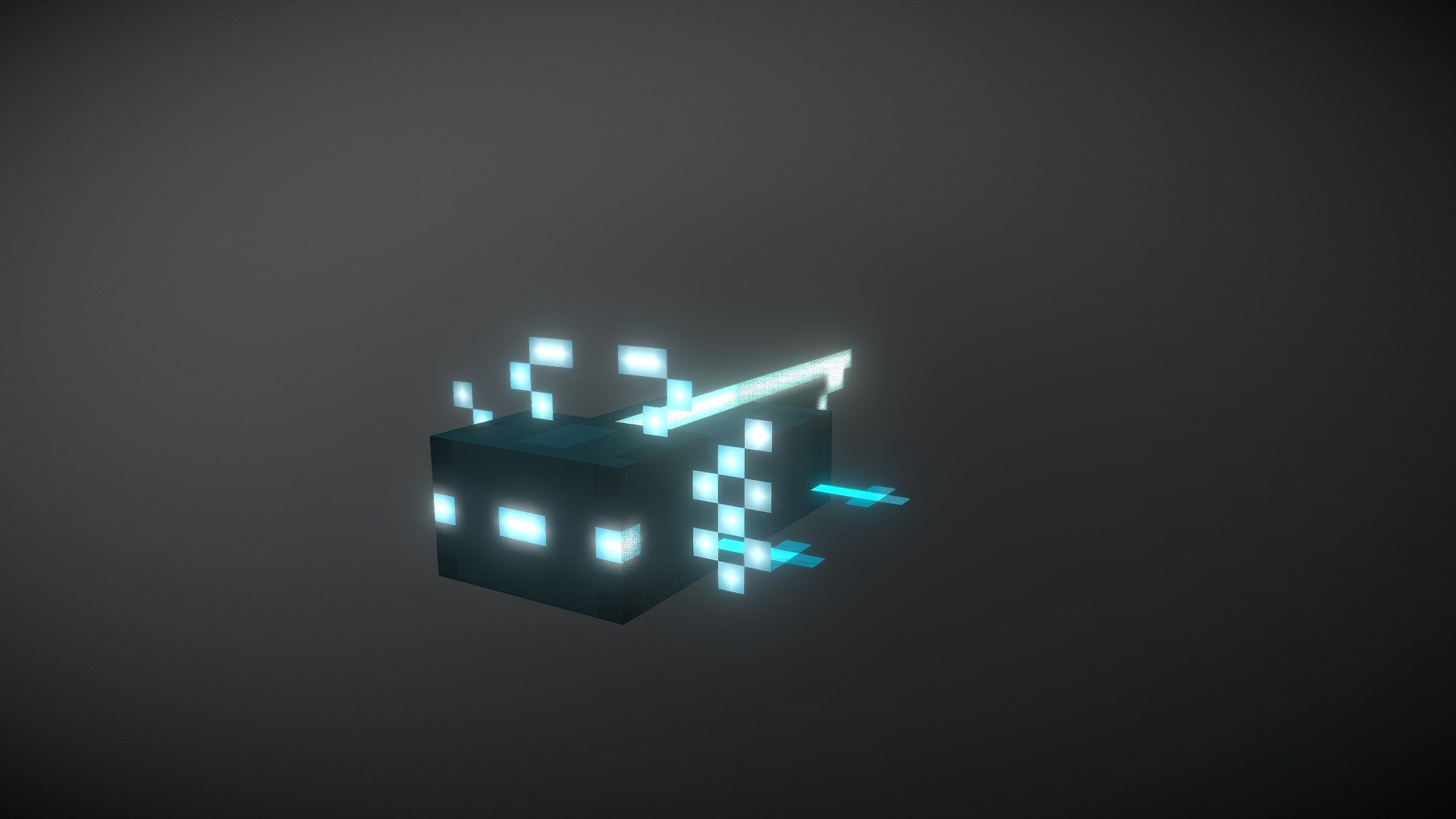 sculk axolotl - 3D model by bradensyt0 [671b8ab] - Sketchfab