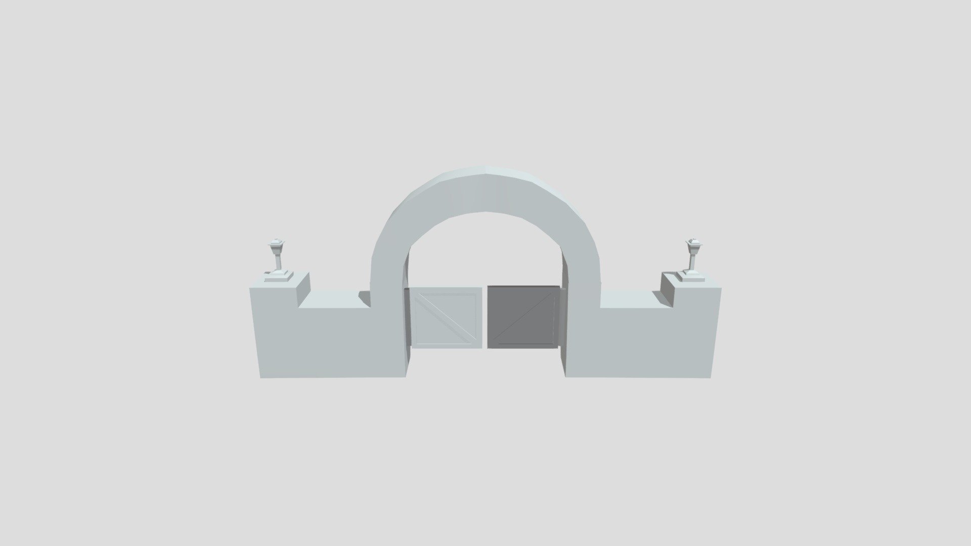 Assignment1 Gate - 3D model by Kbukoski [671c88a] - Sketchfab