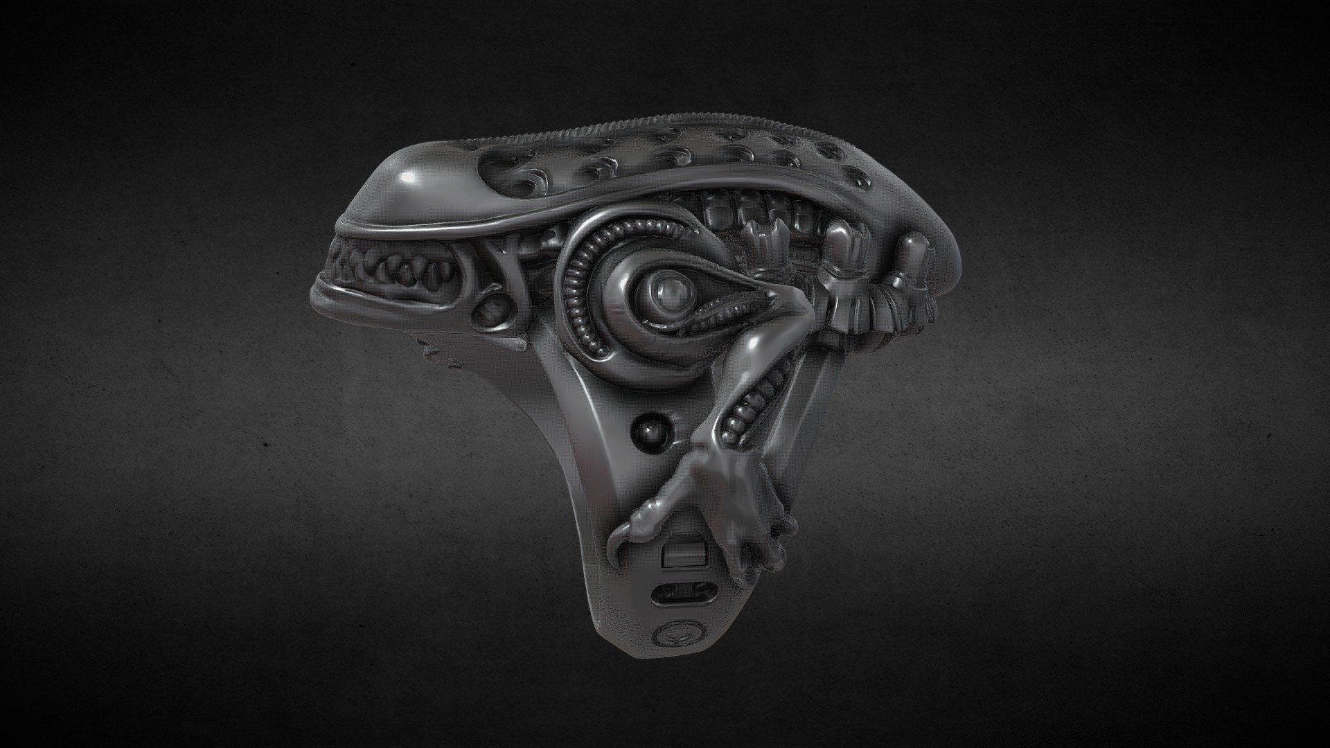 alien ring - 3D model by doncgartist [671d376] - Sketchfab