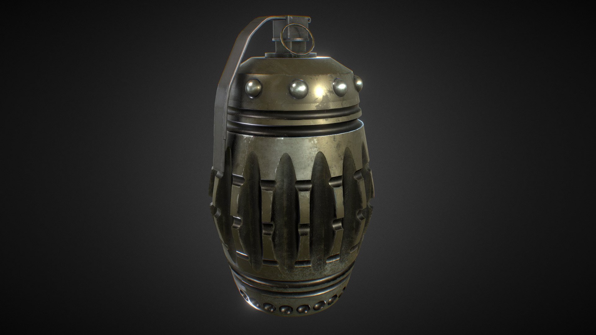 Grenade - Download Free 3D model by BYVIKTOR [671e872] - Sketchfab