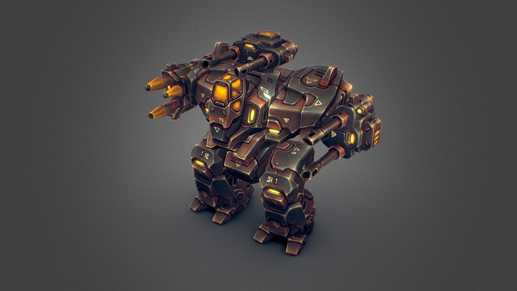 Mech Constructor: Heavy Mech - 3D model by Slava Z. (@slava) [671fafa ...