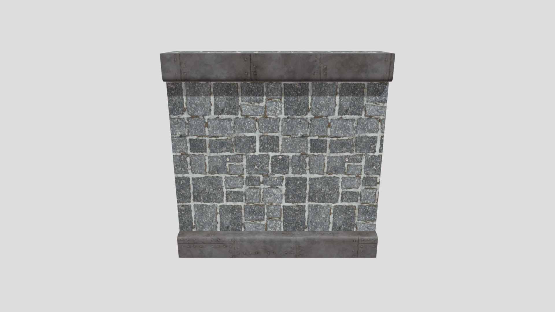 Wall front back - 3D model by ReeceBuck [671fecb] - Sketchfab