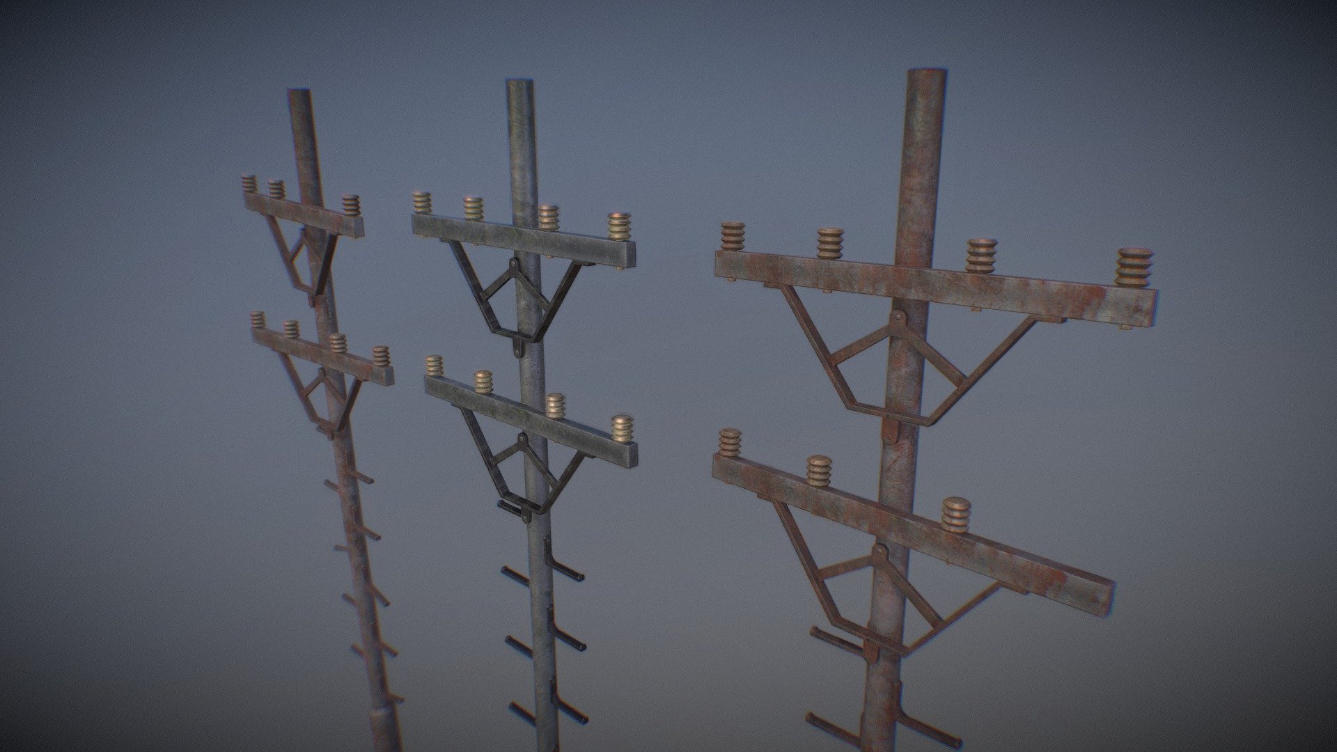 Utility pole - 3D model by Tuuttipingu [6720276] - Sketchfab