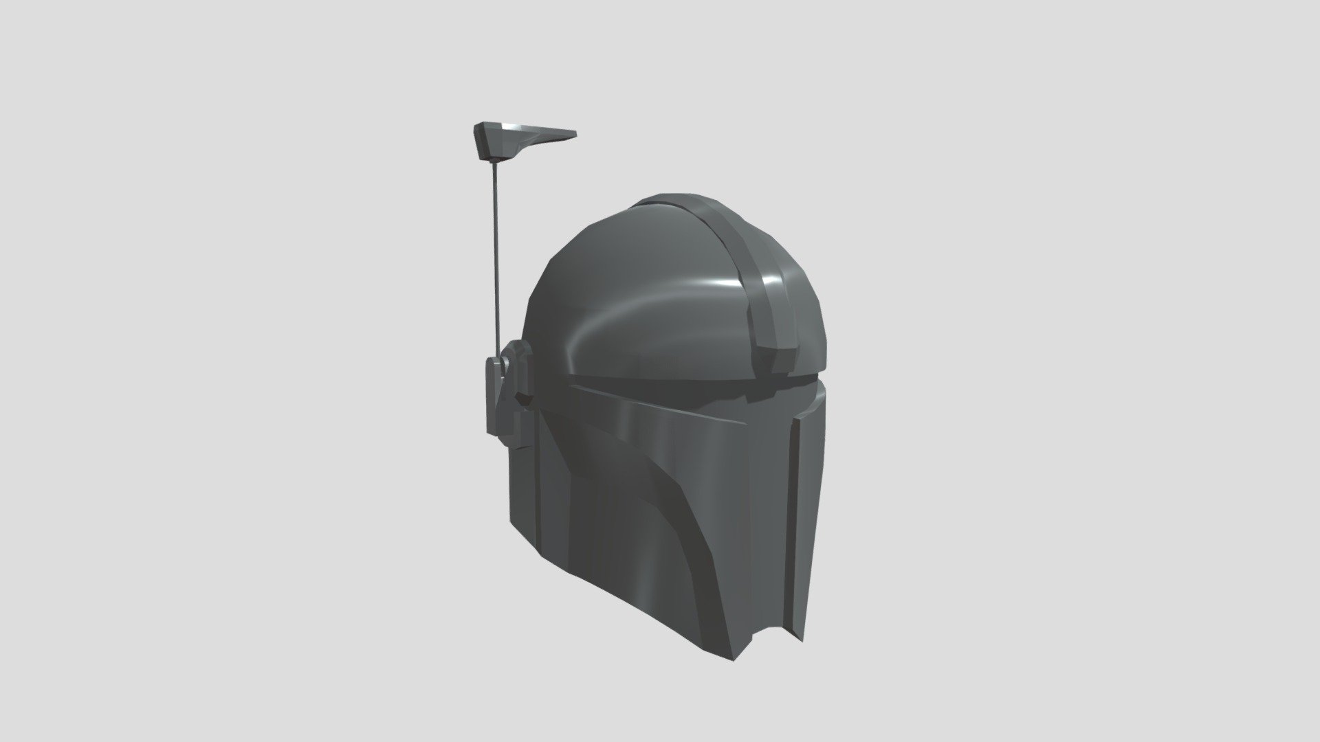 Mandalorian Helmet (UDIM textures) - Download Free 3D model by Kappa_3D ...