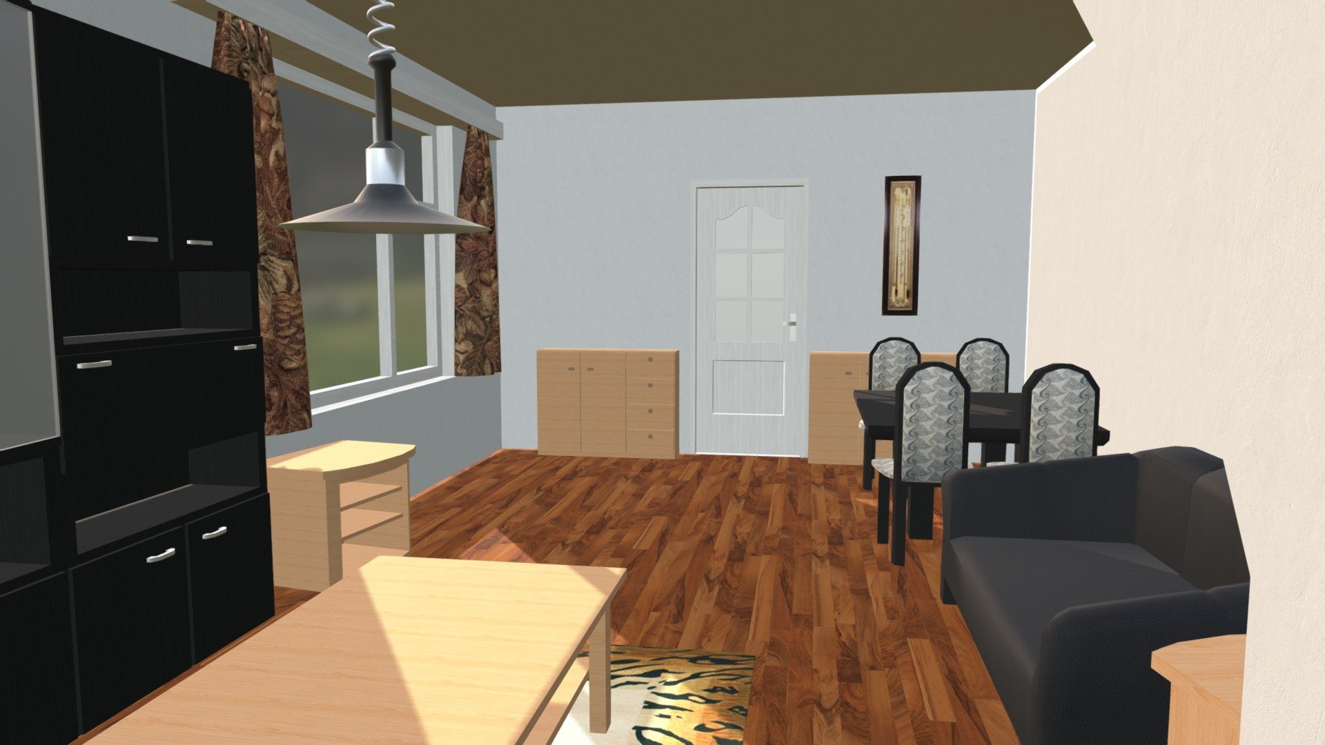Childhood Living Room (Base Model) - Download Free 3D model by ...