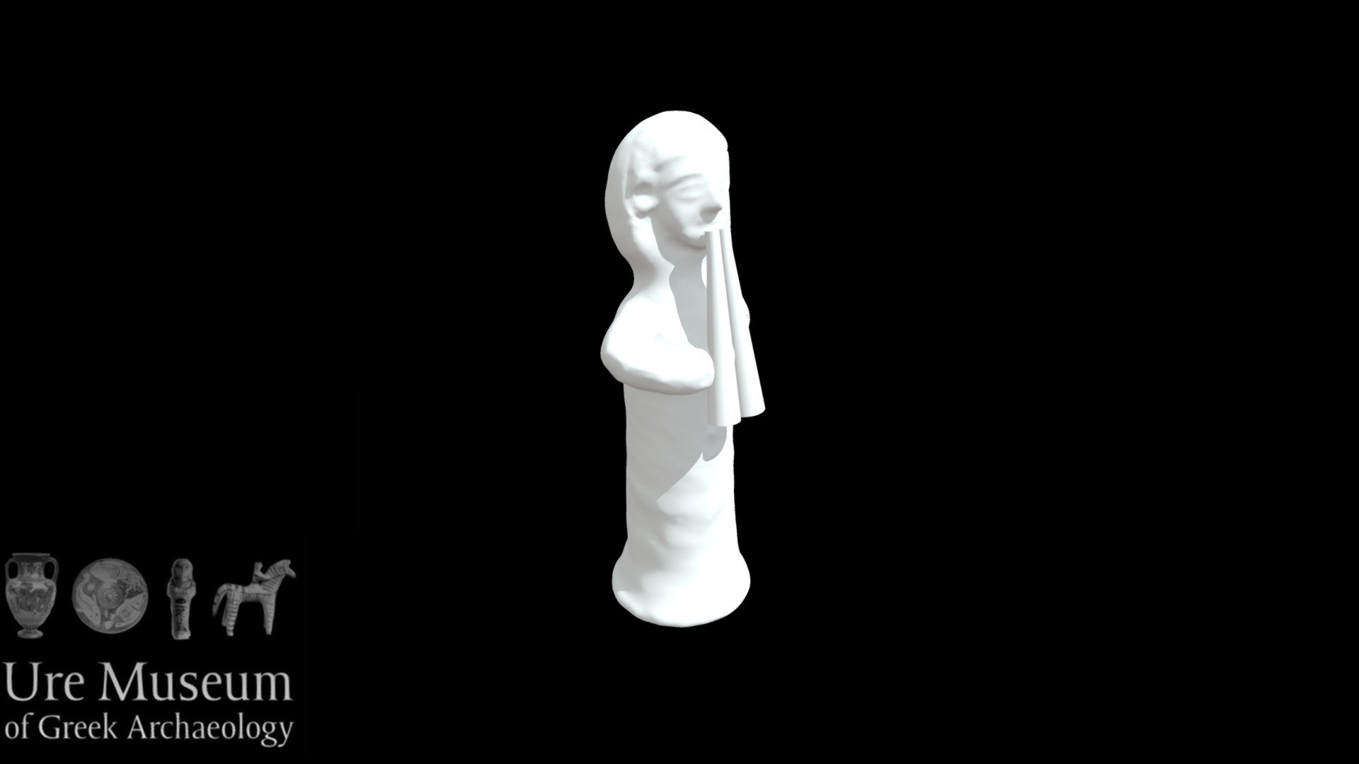 Model of Cypriot figurine with aulos (2) - 3D model by The Ure Museum ...