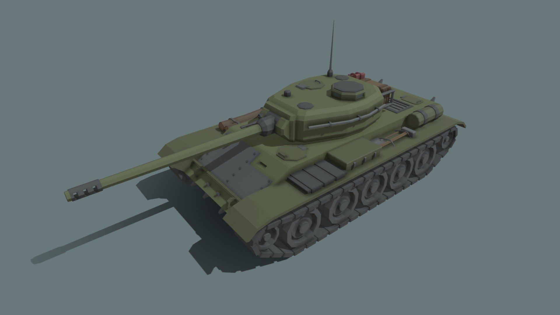 Fictional LowPoly Tank no.1 - Download Free 3D model by Brane ...