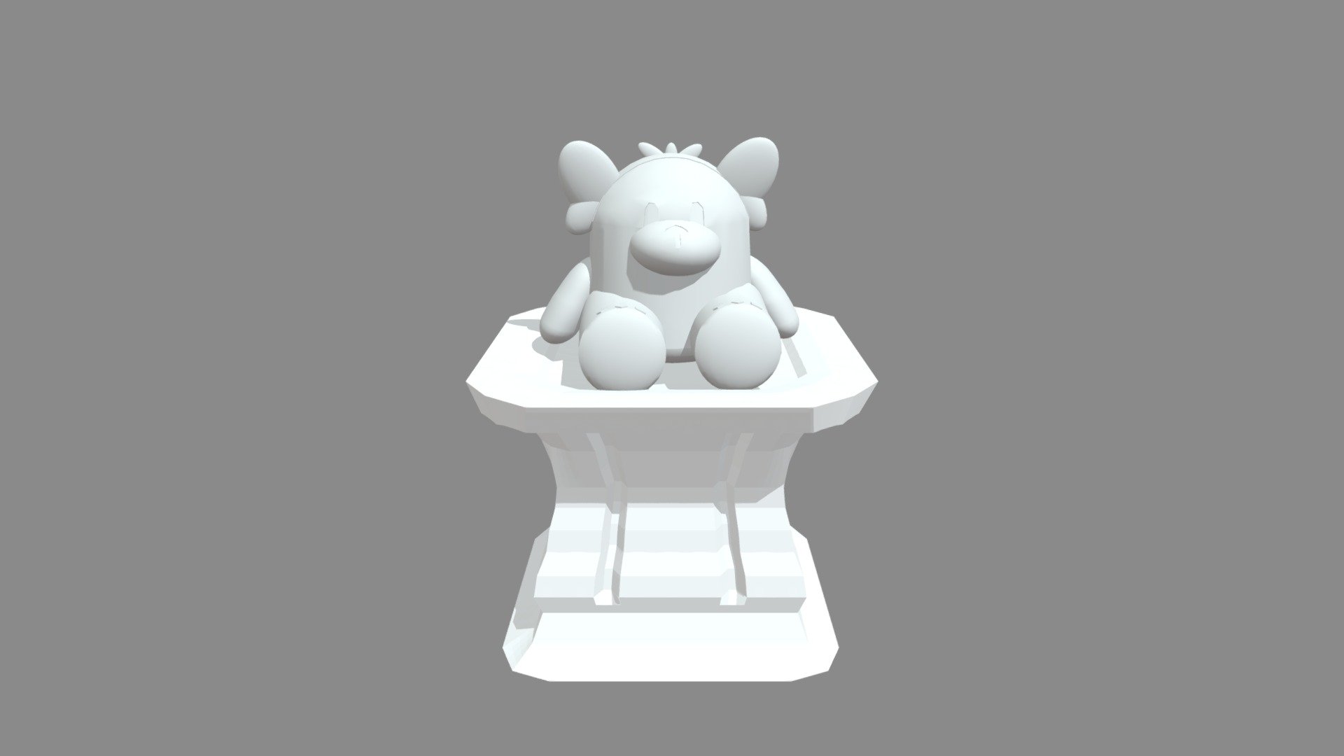 Monument to a Toy Bear - Download Free 3D model by Caprilan [672687e ...