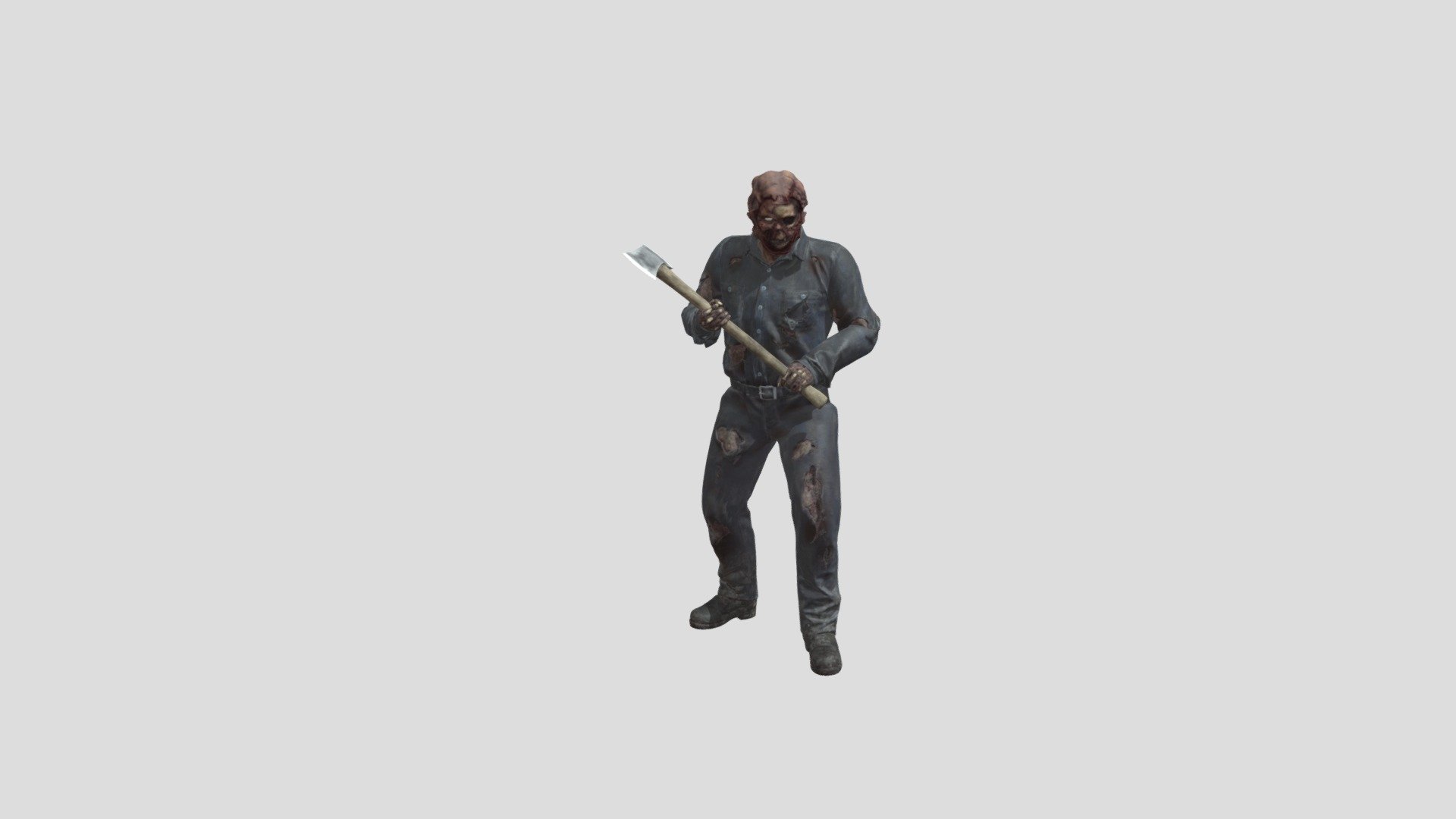 Jason Voorhees Idle Pickaxe Animation - Download Free 3D model by ...