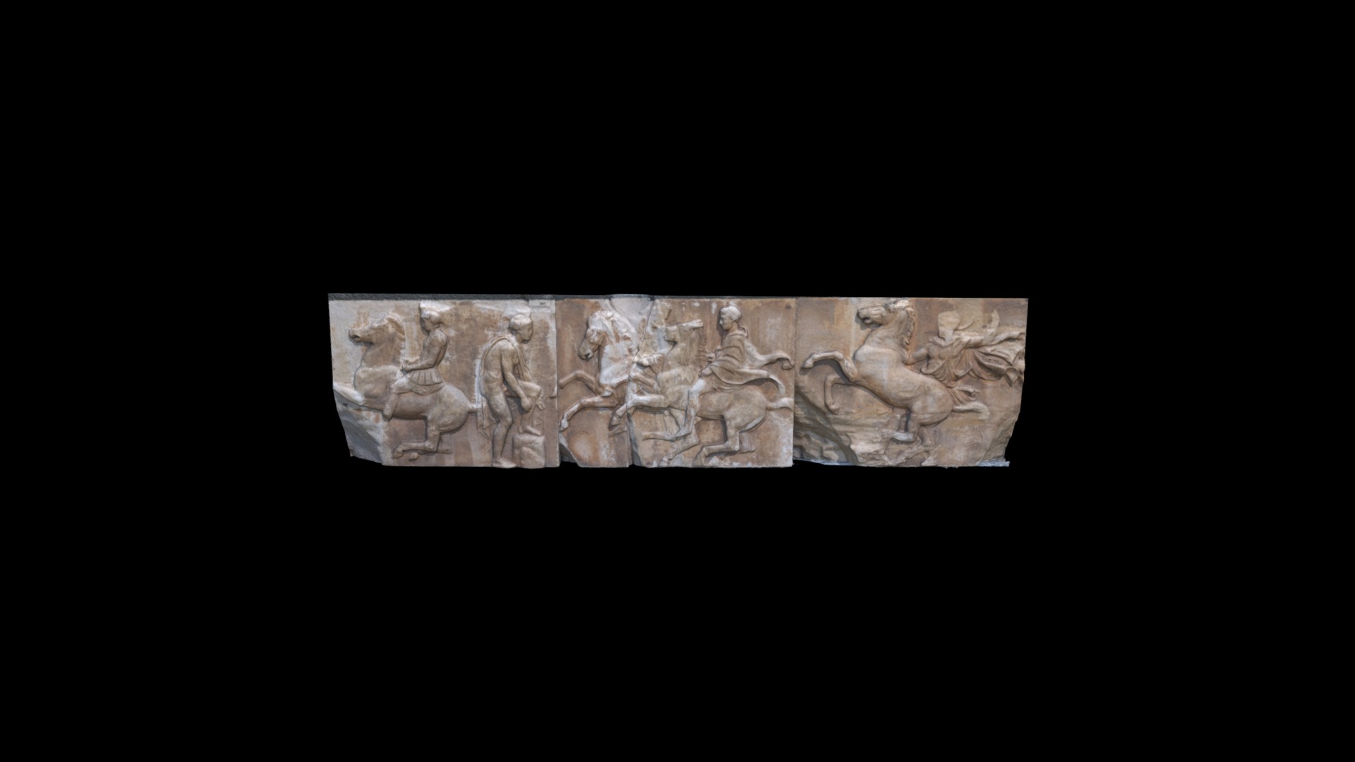 Parthenon West Frieze blocks 6-8 - 3D model by kpiccolo [6729811 ...