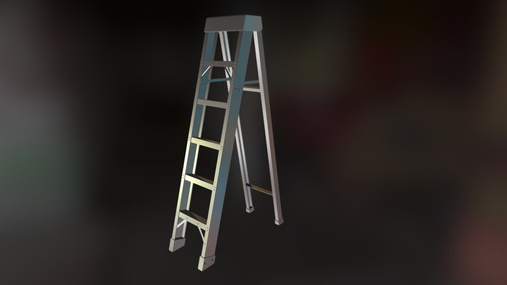 Ladder - High Poly - 3D model by wolfenburgz [67298ca] - Sketchfab