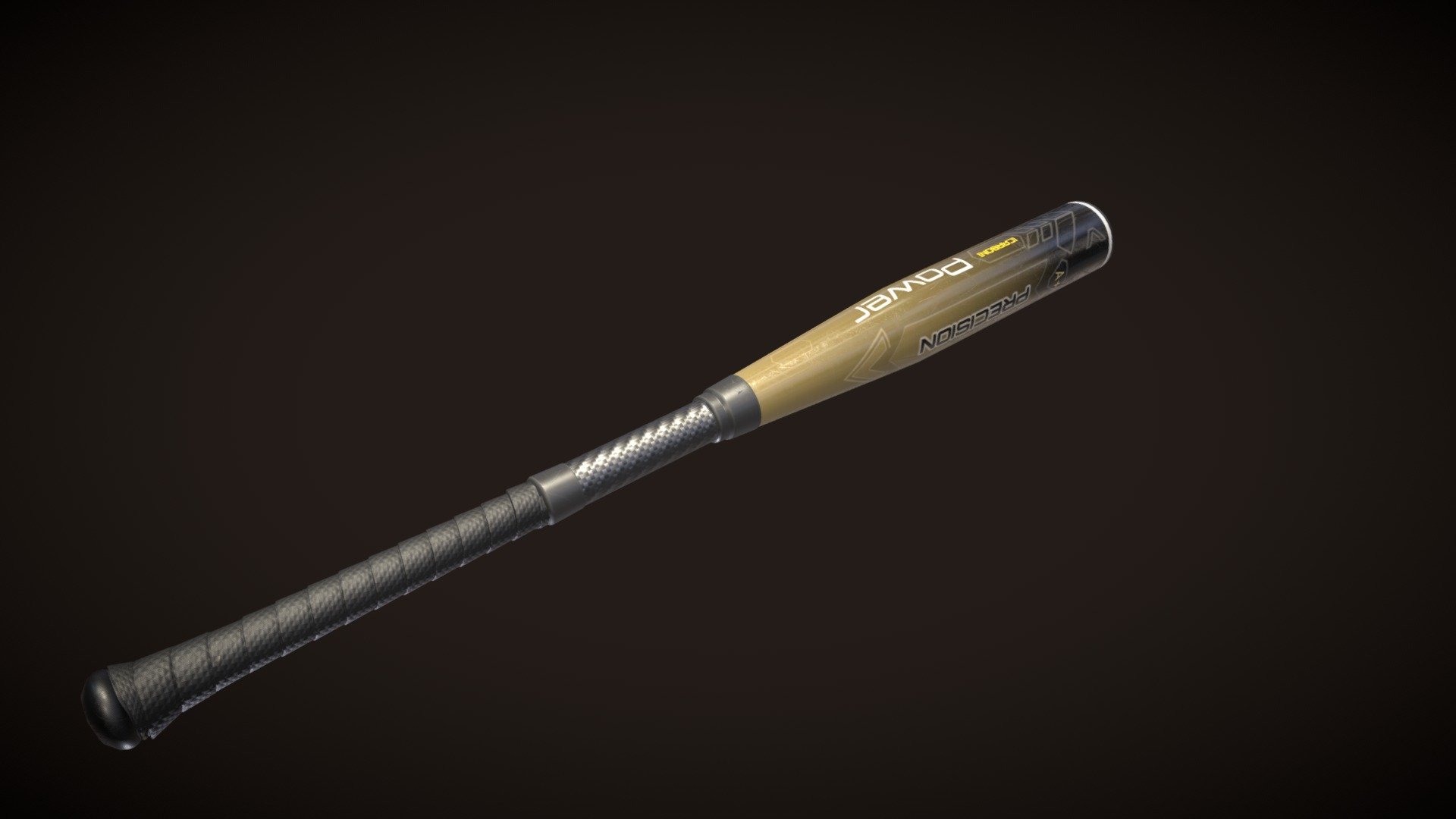 Alluminum/Carbon Fiber Bat - Download Free 3D model by MauriceBaxter ...