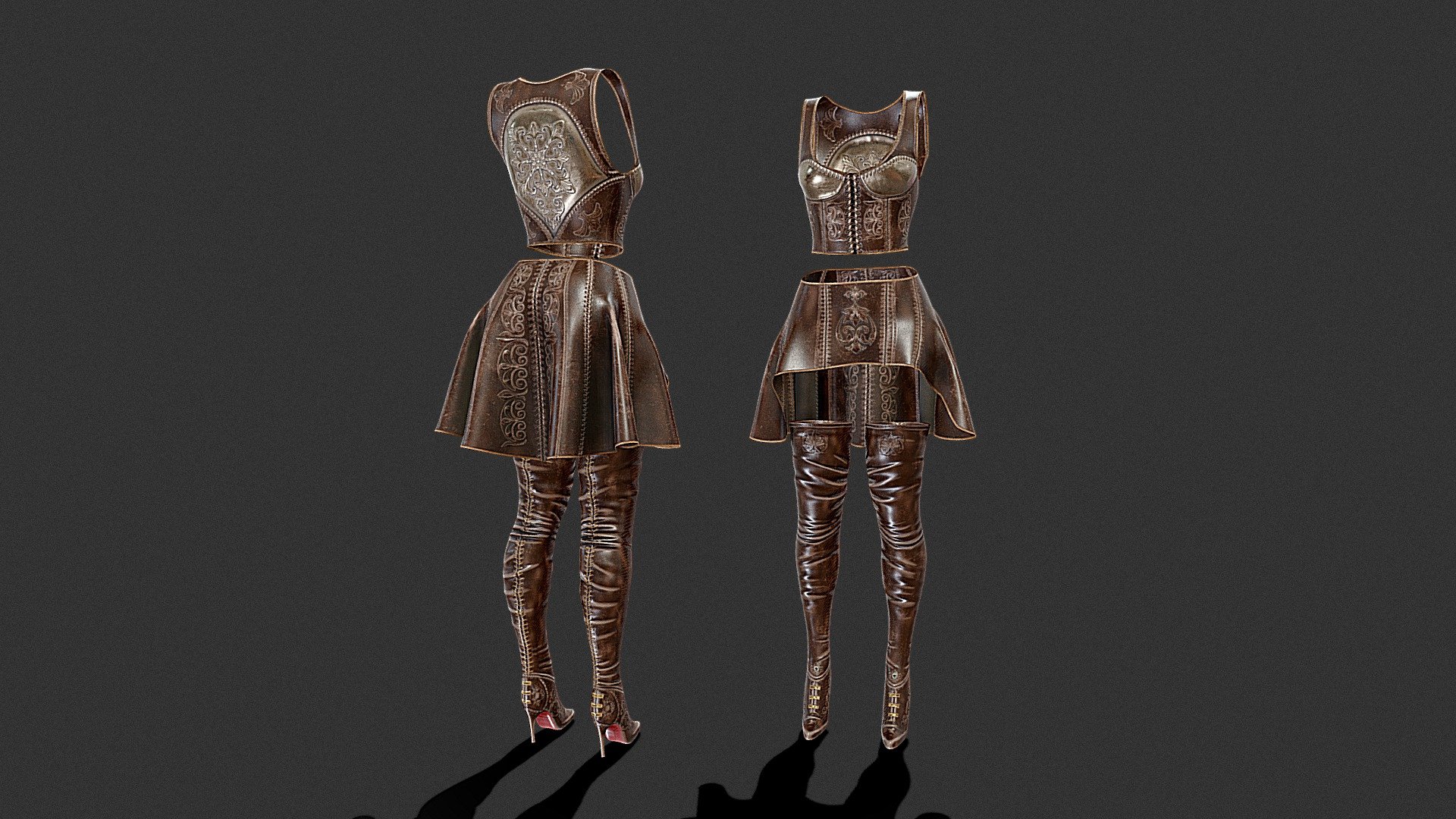 The armor of the Elven Queen - 3D model by Sam (@sammephi) [672c992 ...