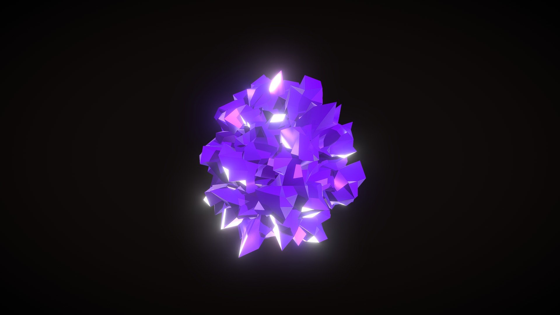 Magic rock amethyst - 3D model by juuhartts [672d345] - Sketchfab