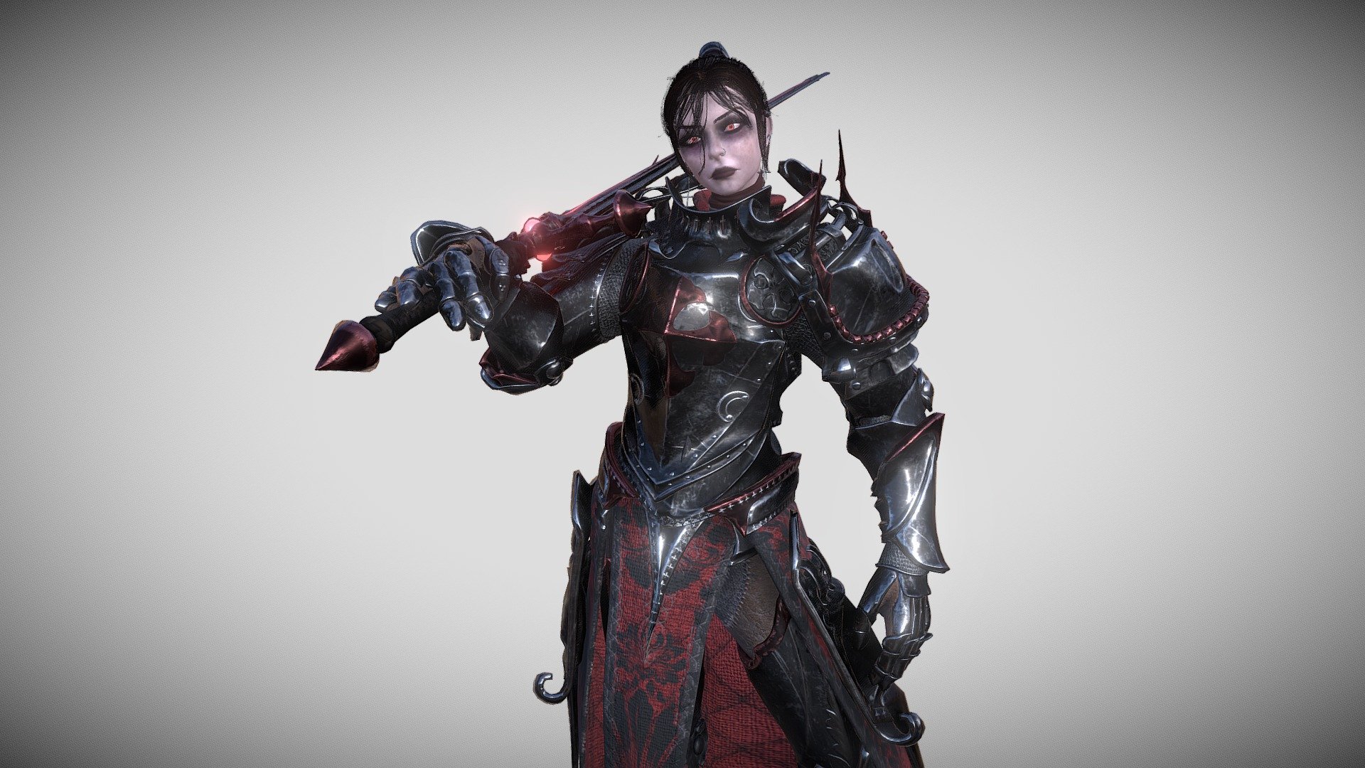 Gothic Paladin - 3D model by doomedguycg [672df99] - Sketchfab