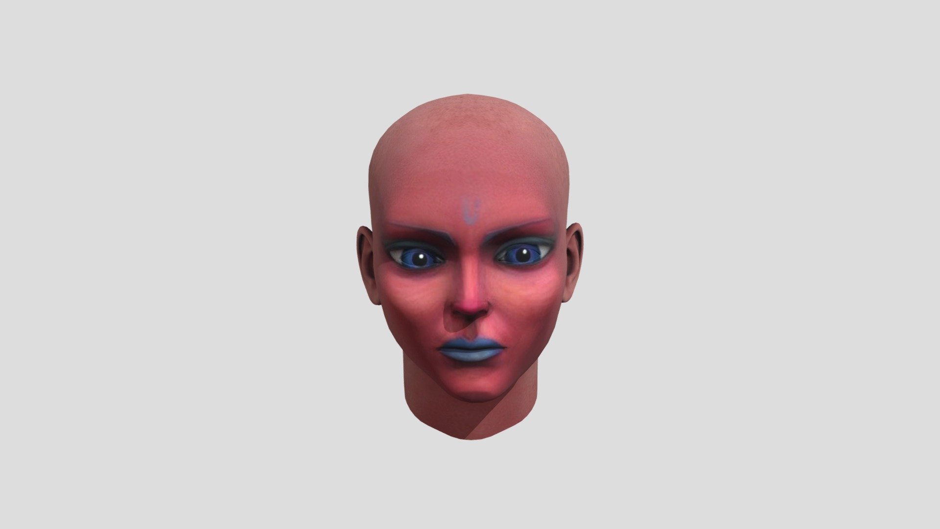 Female Toonish Alien Head - Download Free 3D model by skullvez [6730dd3 ...