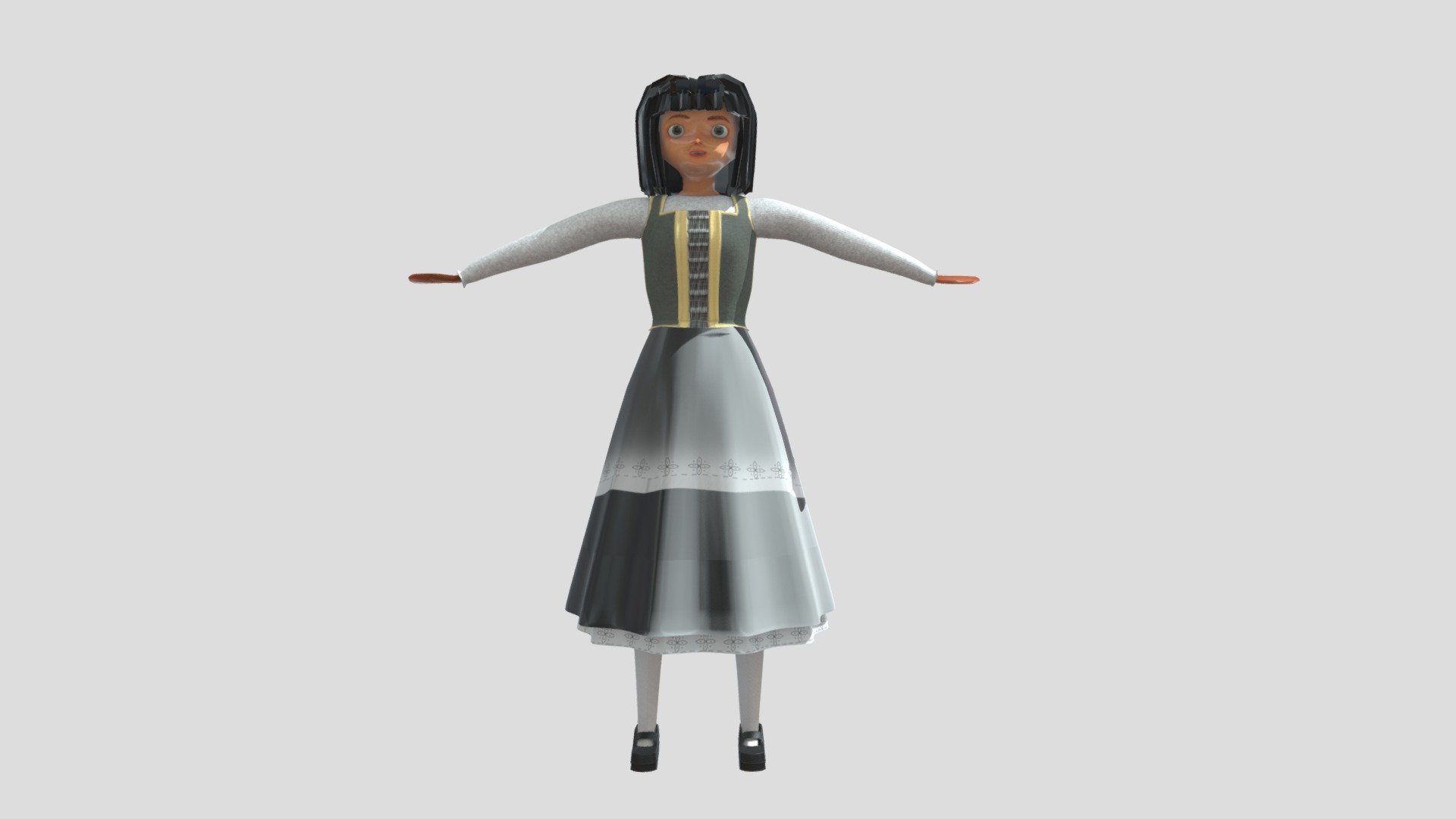 3D Doll model - 3D model by MoonbyJessy [6734156] - Sketchfab