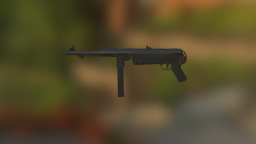 MP40 - 3D model by Ace (@Wall20220633) [67352c1] - Sketchfab