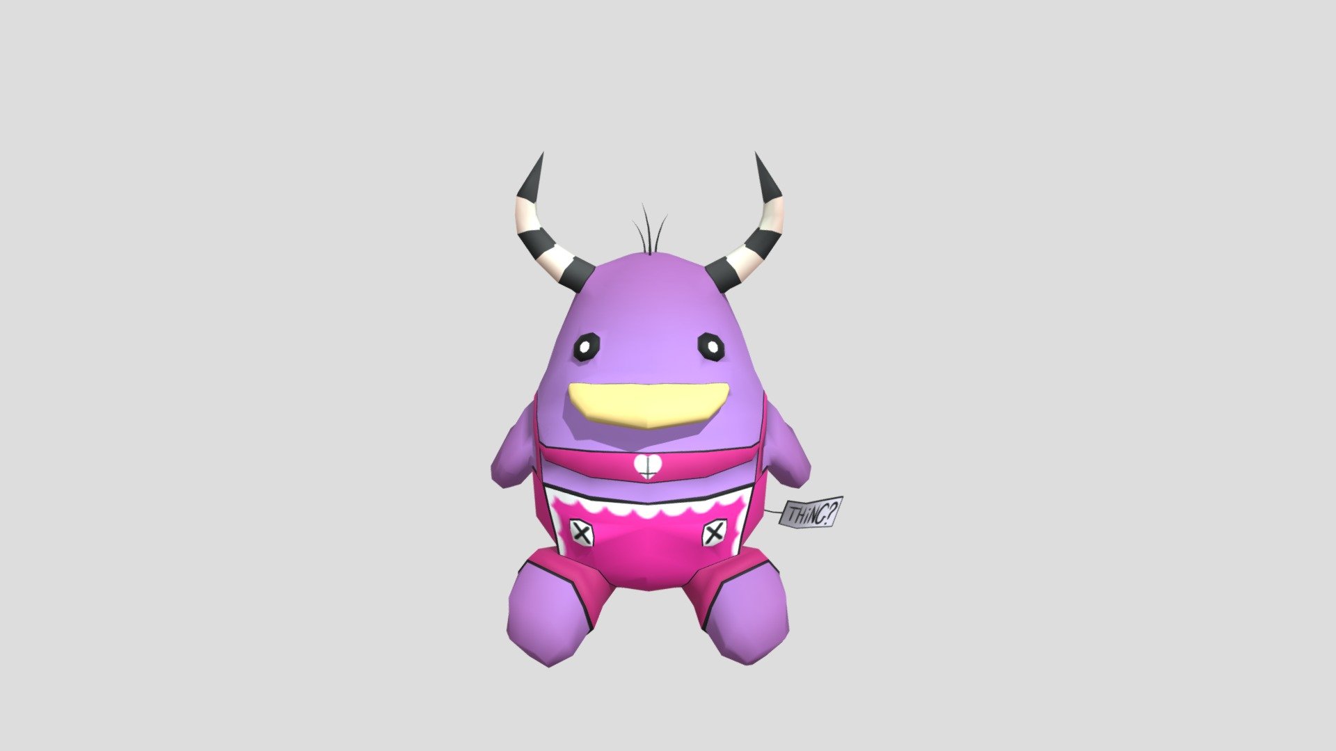 Helluva Boss Prop - Millie's Thing Plush - Download Free 3D model by ...