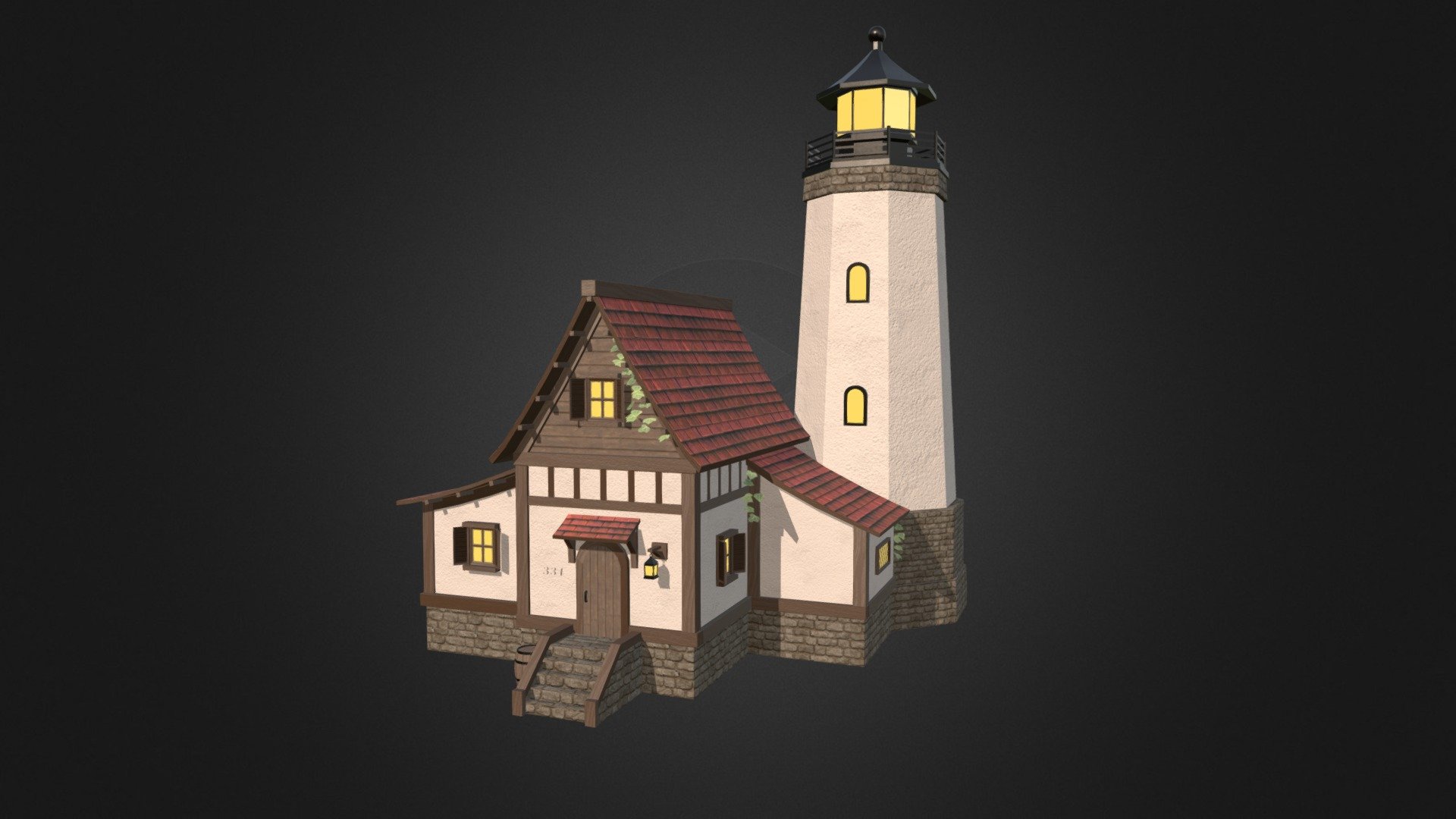 The Lighthouse - 3D model by Caroline Savoie-Laflamme (@cslaflamme ...