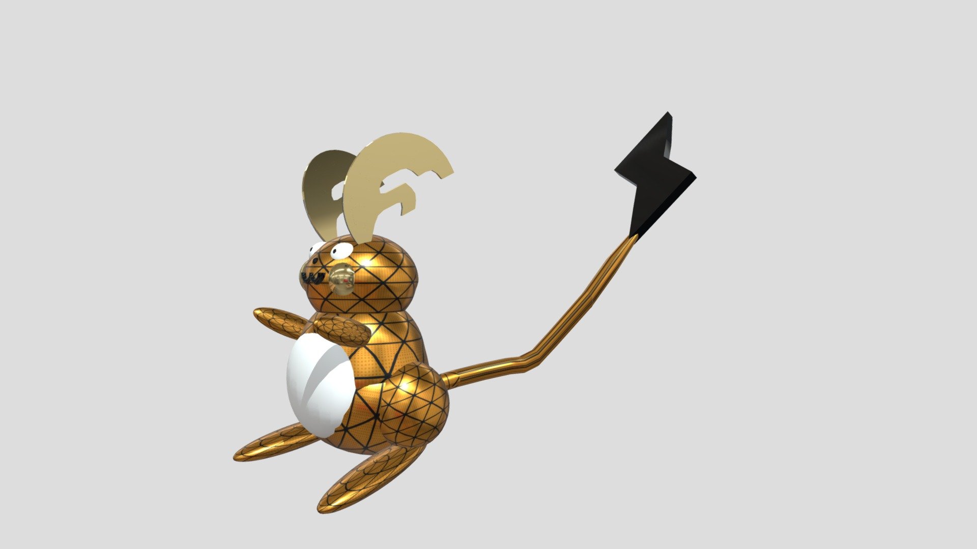 Raichu - Download Free 3D model by phoenix_russell [6739fb5] - Sketchfab