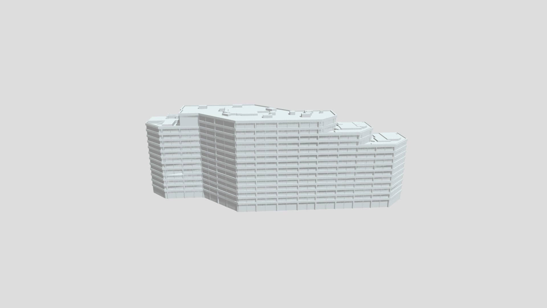 InterContinental Hotel & Regent Hotel - Download Free 3D model by ...